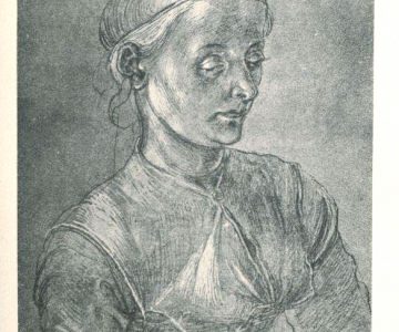 Dessins_Albert_Durer_-_portrait_d_agnes_frey - DESSIN OU PEINTURE