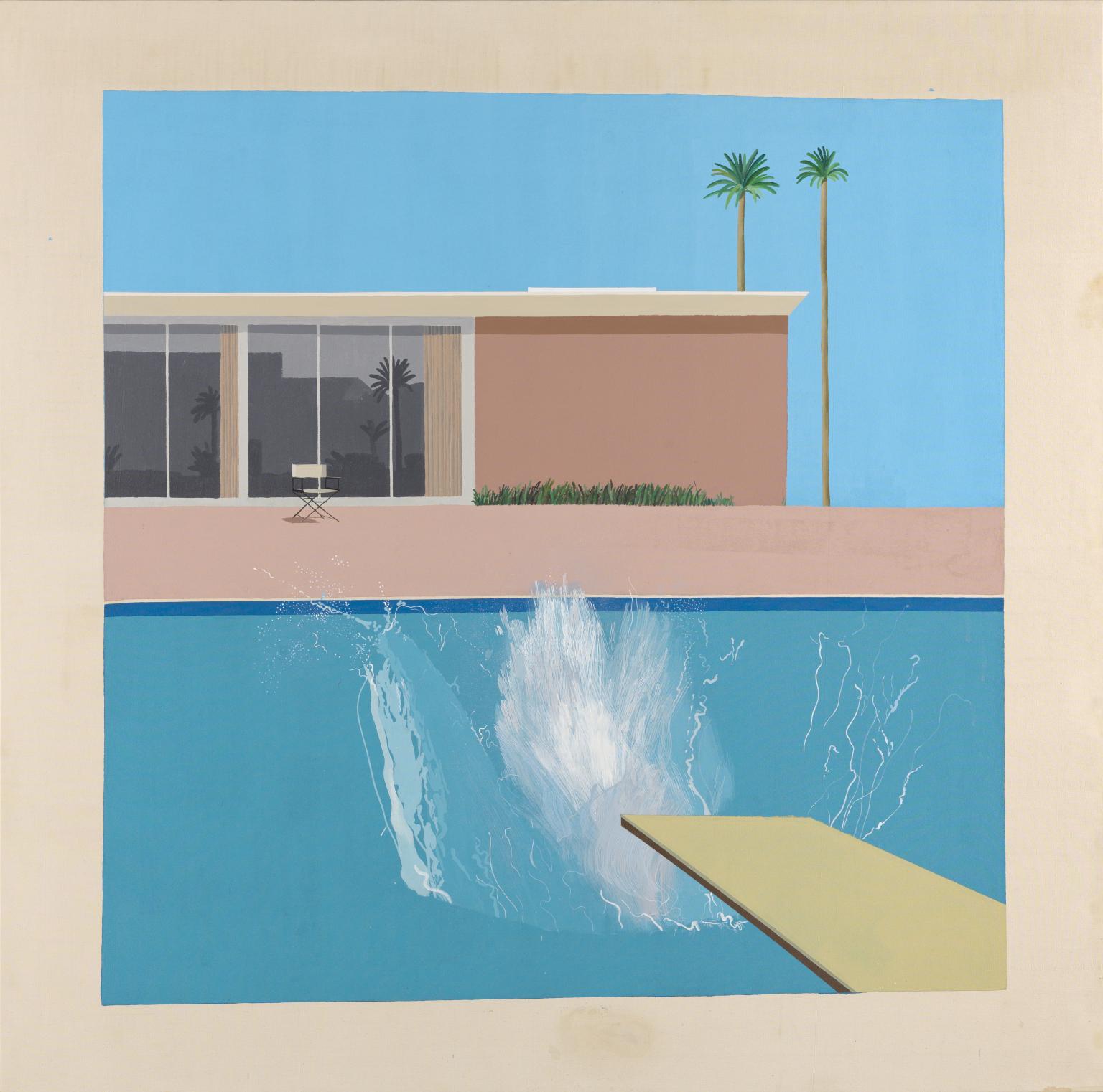 L'Œuvre à la loupe : A Bigger Splash de David Hockney - Le blog d’art ...